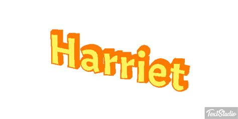 Harriet Name Animated  Logo Designs