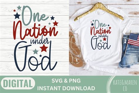 One Nation Under God SVG America SVG Freedom SVG