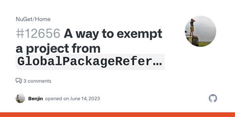 A Way To Exempt A Project From `globalpackagereference` Nuget