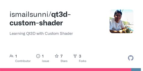 GitHub Ismailsunni Qt3d Custom Shader Learning Qt3D With Custom Shader