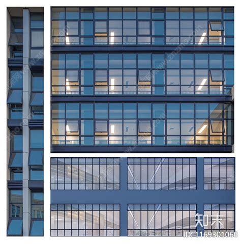 现代外立面 玻璃幕墙 建筑外立面 写字楼外立面 建筑窗户 大厦玻璃贴图下载 id 1169301060 【知末网】