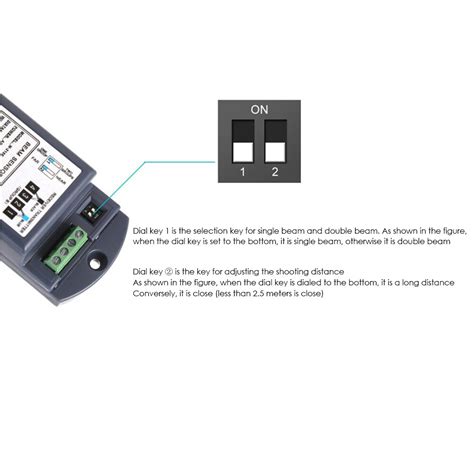 Photoelectric Beam Sensor M Degree Infrared E Grandado