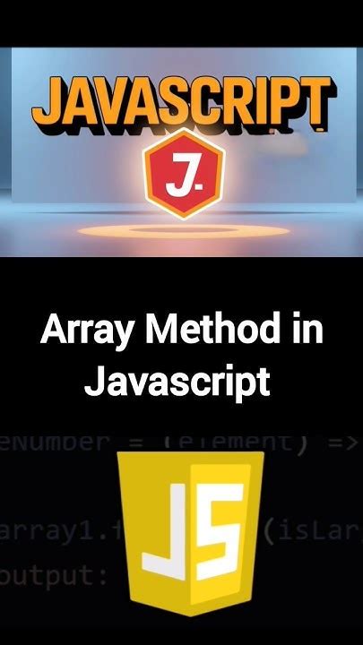 Day 5 Top Javascript Array Methods You Must Know Shortshorts Javascript Jsarray Coding