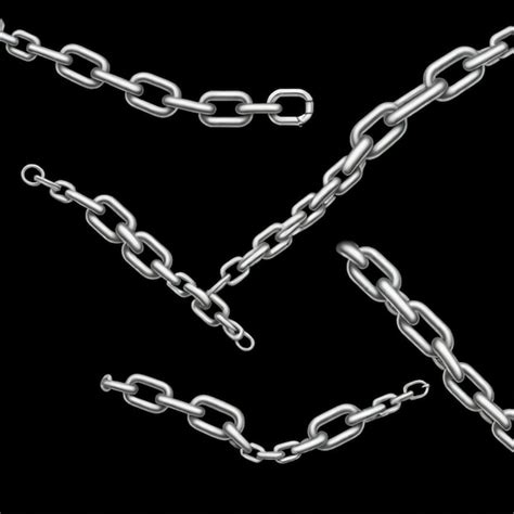 Premium Vector A Chain With A V On It That Has A V On It