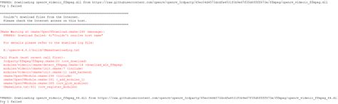 2024最新教程 OpenCV编译时下载文件失败问题 不用手动下载不用替换文件 opencv下载失败 CSDN博客