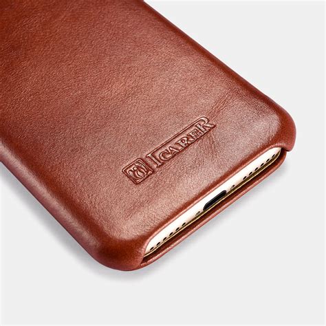 Vintage Series Iphone 7 Leather Curved Edge Case