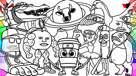 Coloriages Italiens 32 Italian Brainrot Kleurplaat Laatste Gratis
