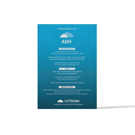 Event Menu Exceed Digital