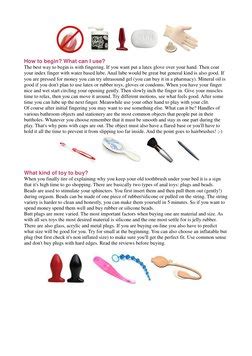 Beginners Guide To Anal Masturbation Pdf Anal Sex Sexology