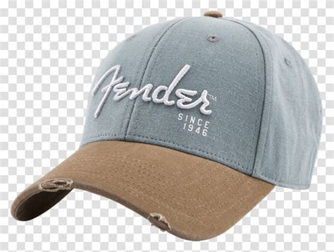 Fender Spaghetti Logo Washed Snapback Hat Grey And Brown Baseball Cap Clothing Apparel
