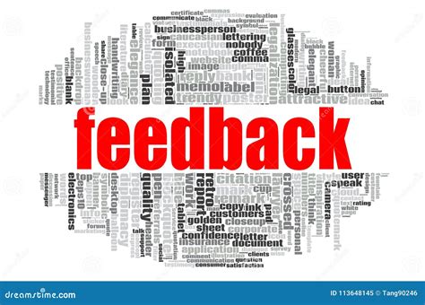 Feedback Word Cloud Stock Illustration Illustration Of Review 113648145