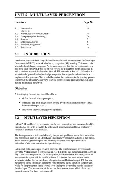 Multilayer Perceptron Pdf Computational Neuroscience Theoretical Computer Science