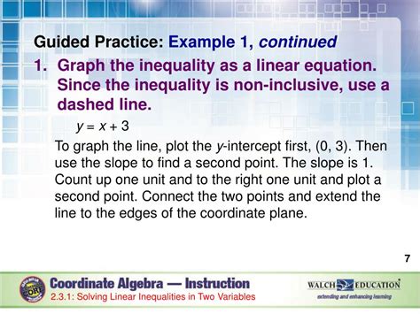 PPT Lesson Solving Linear Inequalities In Two Variables PowerPoint Presentation ID