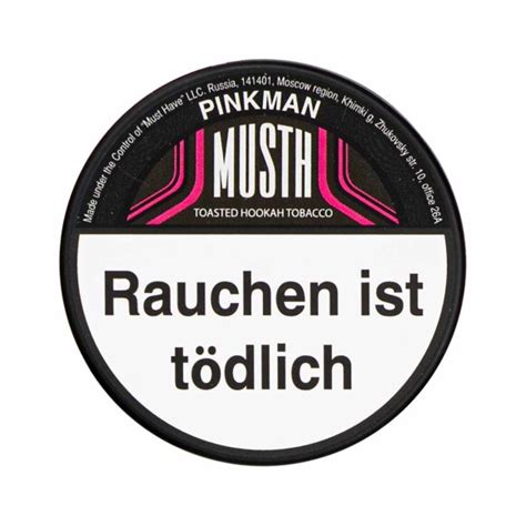Musth Tabak 25g Pinkman Musthave Shisha Online Kaufen 5 90