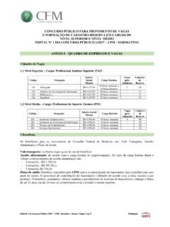 CONCURSO PÚBLICO PARA PROVIMENTO DE concurso p 218 blico para