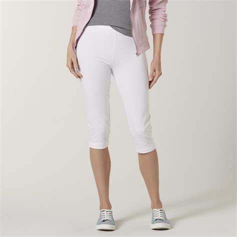 Basic Editions Womens Capri Pants