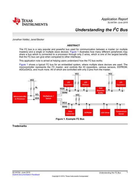 Understanding The I2c Bus Docslib