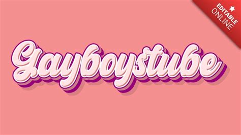 Gayboystube Milky Retro Text Effect Generator