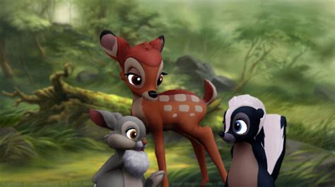 Mmd Bambi Having Fun In The Forest By Kindomheartsfan72 On Deviantart