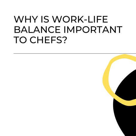 Why Is Work Life Balance Important Love Letters To Chefs