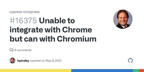 Unable To Integrate With Chrome But Can With Chromium · Issue 16375