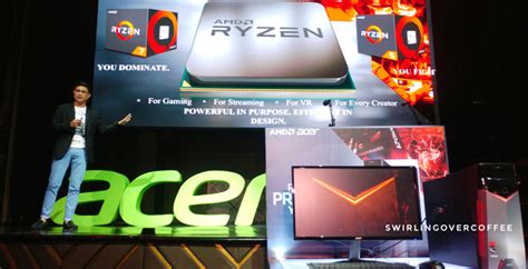 Acer And Amd Launch Ryzen Powered Acer Gx Swirlingovercoffee