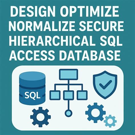 Design Create Optimize Normalize Secure Hierarchical Sql Access