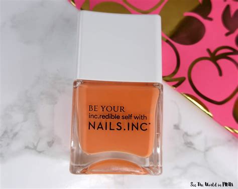 Manicure Monday Nails Inc Kiss My Peach Duo Nail Set See The World