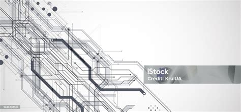 추상 적 수평 기술 배경 통신 개념 미래지향적인 디지털 혁신 배경 벡터 일러스트레이션 0명에 대한 스톡 벡터 아트 및 기타 이미지 0명 가상현실 개념 Istock