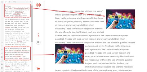 how to wrap text around images html riset