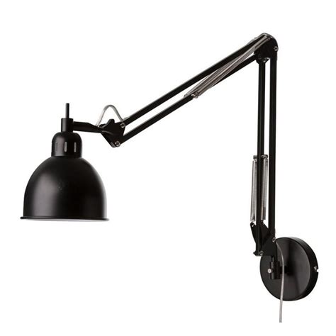 applique murale industrielle bras articulé metal noir frandsen job