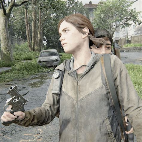 Ellie And Dina Tlou In The Last Of Us Dina Ellie