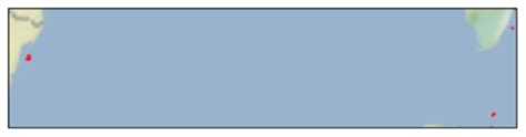 Python Via Matplotlib And Cartopy Draws Some Points And Ignores Others Why Stack Overflow