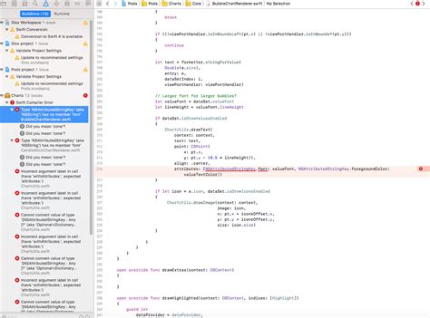 swift 4 issue · issue 2876 · chartsorg charts · github