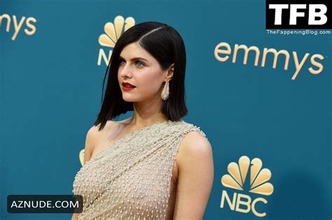 Alexandra Daddario Sexy Seen Flaunting Her Stunning Figure At The Annual Emmy Awards In Los