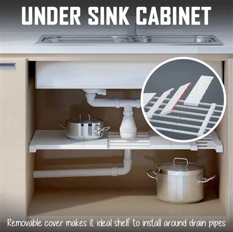 Extendable Shelf Wardrobe Shelf Adjustable Nail Free Shelves Divider Closet Cabinet Partition