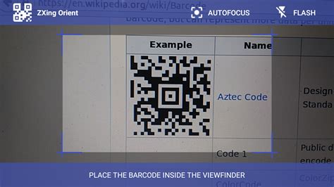 Zxing Orient Sample Code And Directory Of Libraries For Android Developers