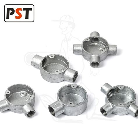 Malleable Iron 4 Way Intersection Box For Bs Fittings Conduit Box
