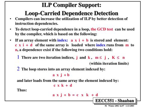 ppt static compiler optimization techniques powerpoint presentation