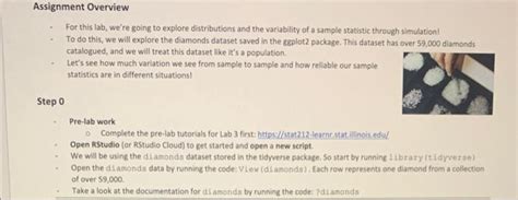 solved assignment overview for this lab we re going to