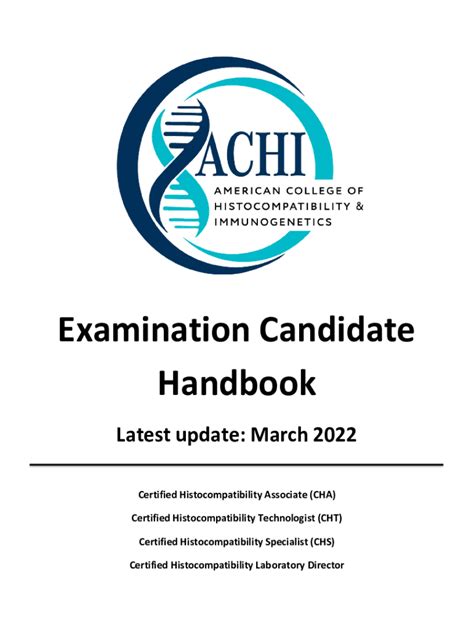 Fillable Online Cahims Candidate Handbookhimss Fax Email Print Pdffiller