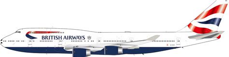 British Airways Boeing 747 436 G Civo Football Nose With Coin And Stand