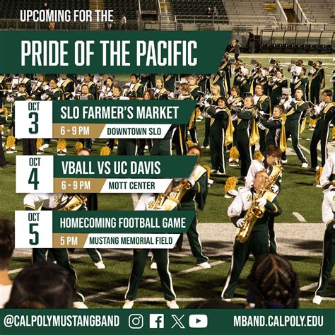 Cal Poly Mustang Band Calpolymustangband • Instagram Photos And Videos