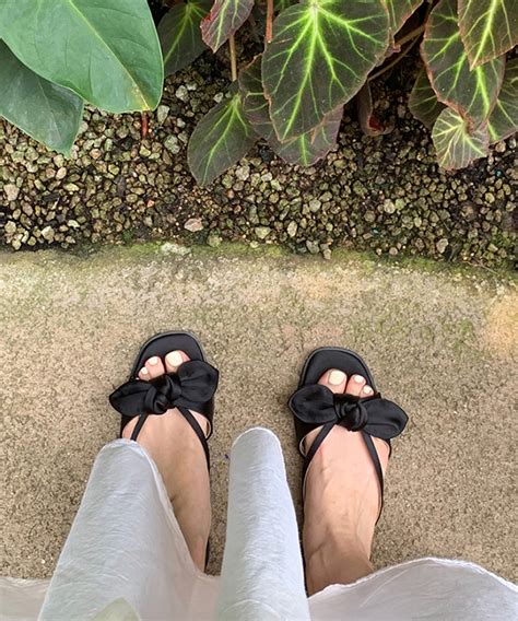 에이데일리 15cm 모키 여성 새틴 리본 슬리퍼 5color