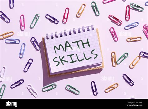 Sign Displaying Math Skills Business Concept Starting To Learn How To Count Numbers Add Divide