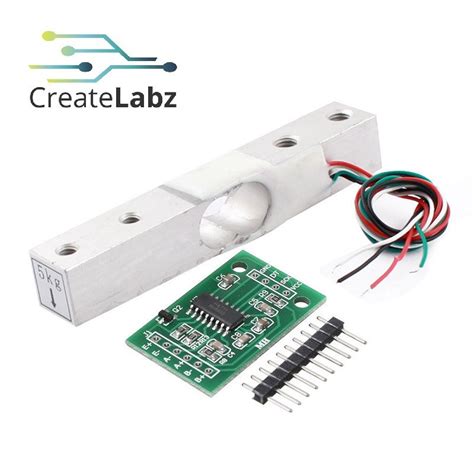 Straight Bar Load Cellstrain Gauge Hx711 Load Cell Amplifier Included