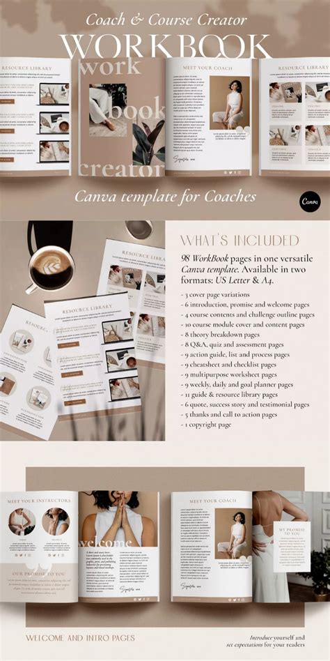 Workbook Creator For Coaches Canva Template Artofit