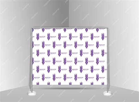 Premium Vector Step And Repeat Banner Design Template