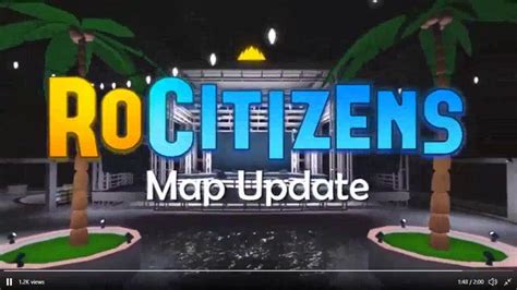 Rocitizens Huge Map Update Trailer Youtube