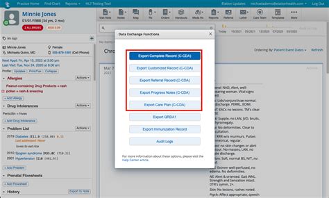 Patient Chart Guide Sharing Clinical Care Summaries With Collaborating